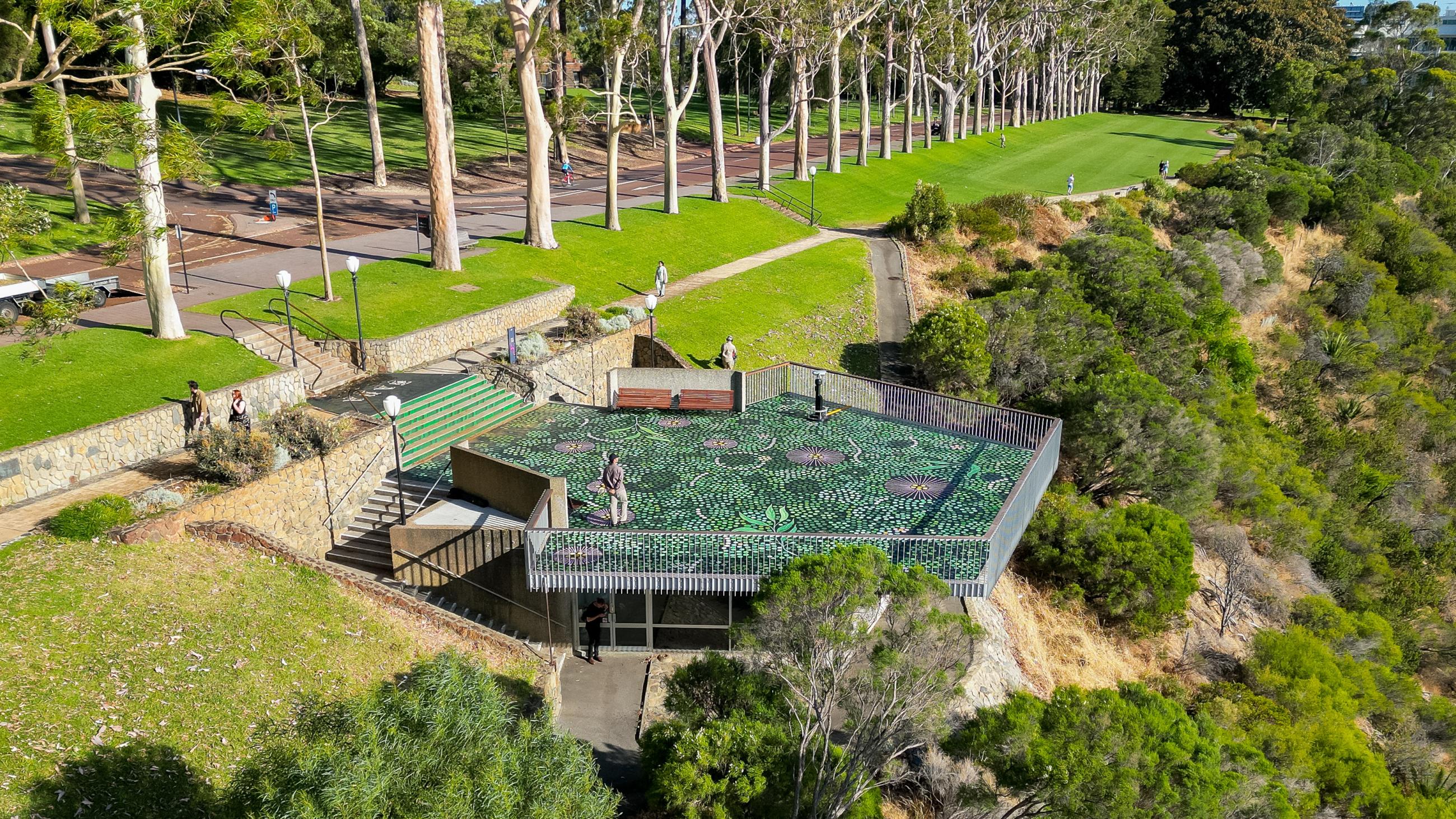 Kings Park’s iconic lookout transformed by new artwork | Kings Park